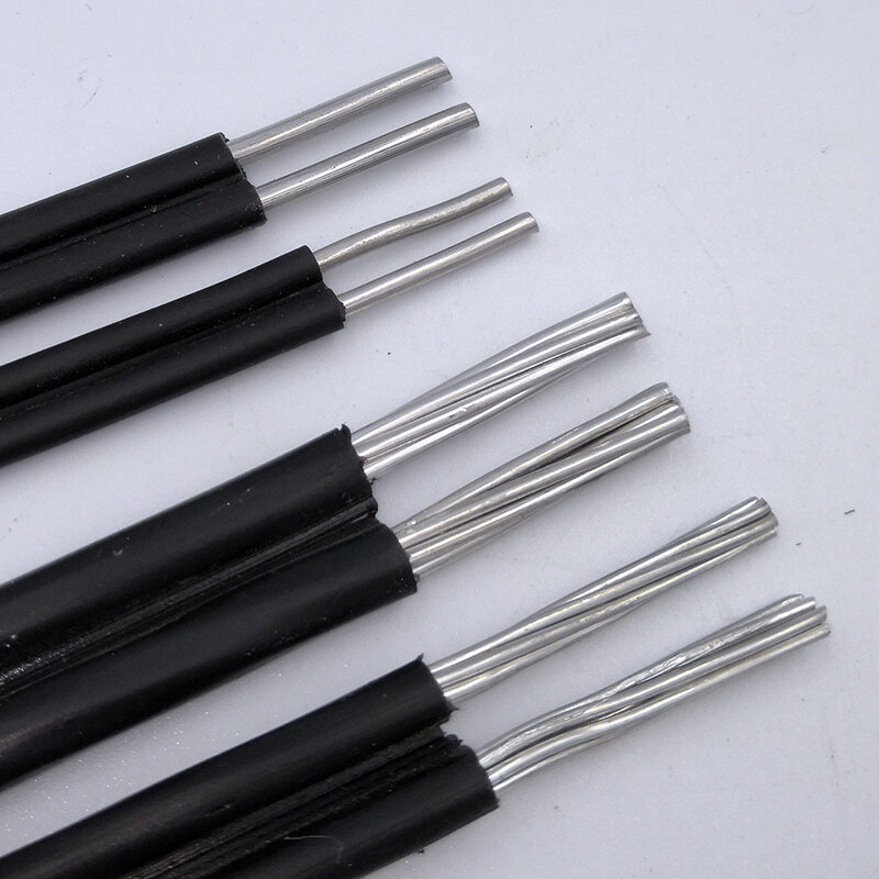 Outdoor Overhead Wire 10/16/25/35/50 Square 2-Core Parallel Wire ...