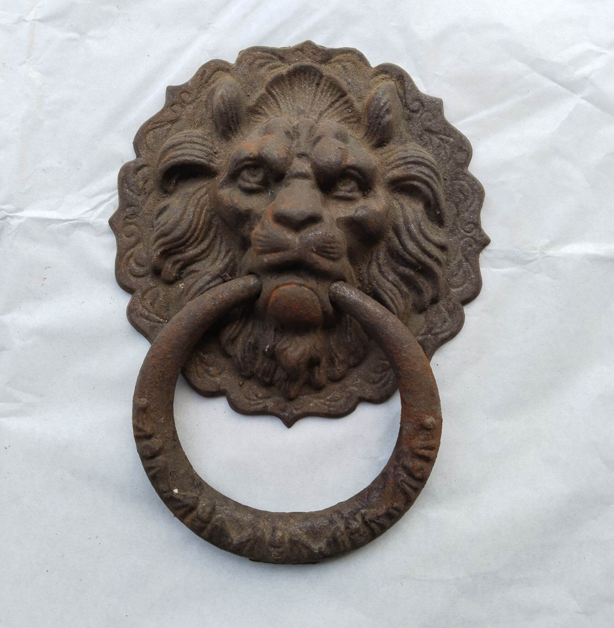 IRON METAL LION HEAD KNOCKING DOOR/GATE | Lazada PH