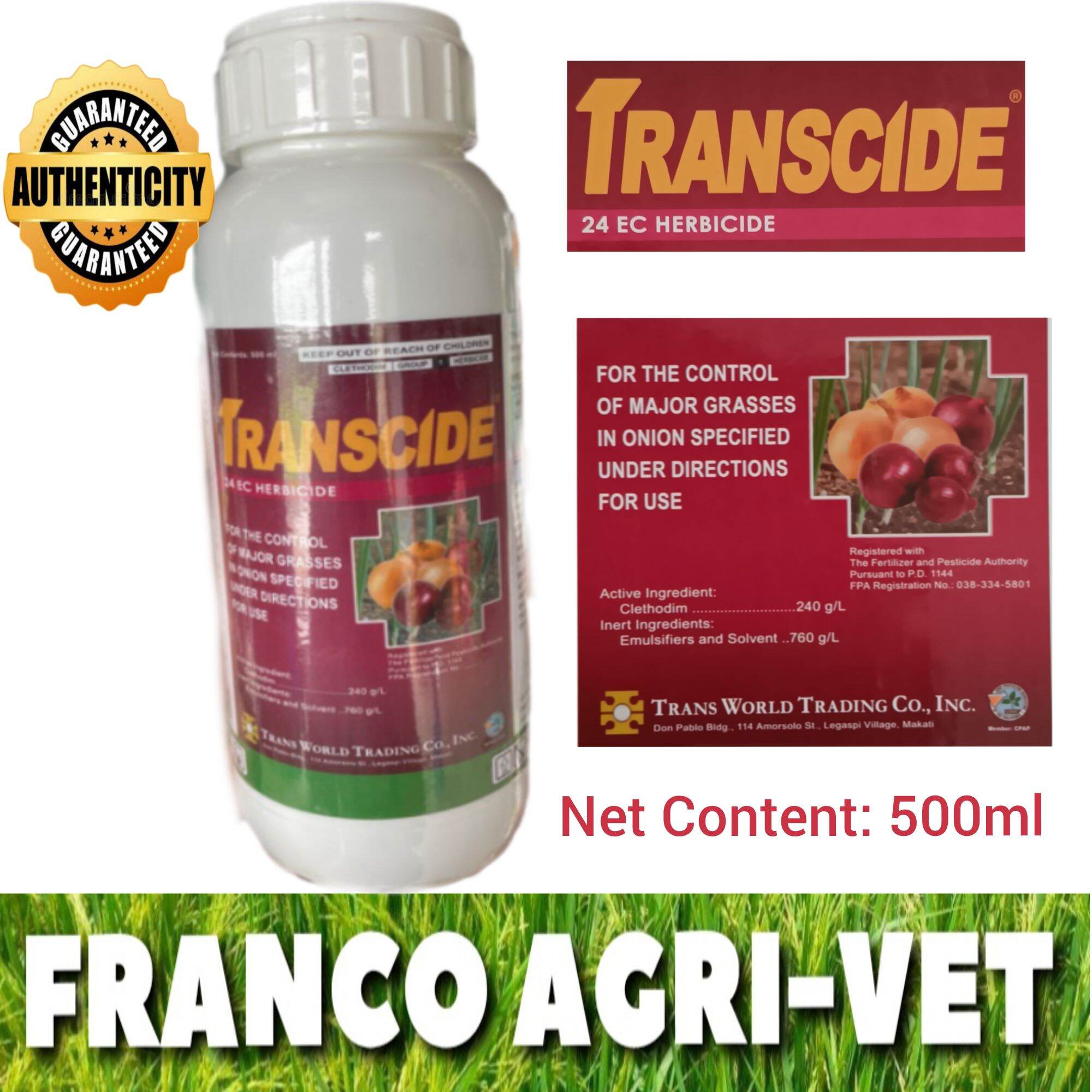 Transcide 24 EC Herbicide ( 500ml ) | Lazada PH