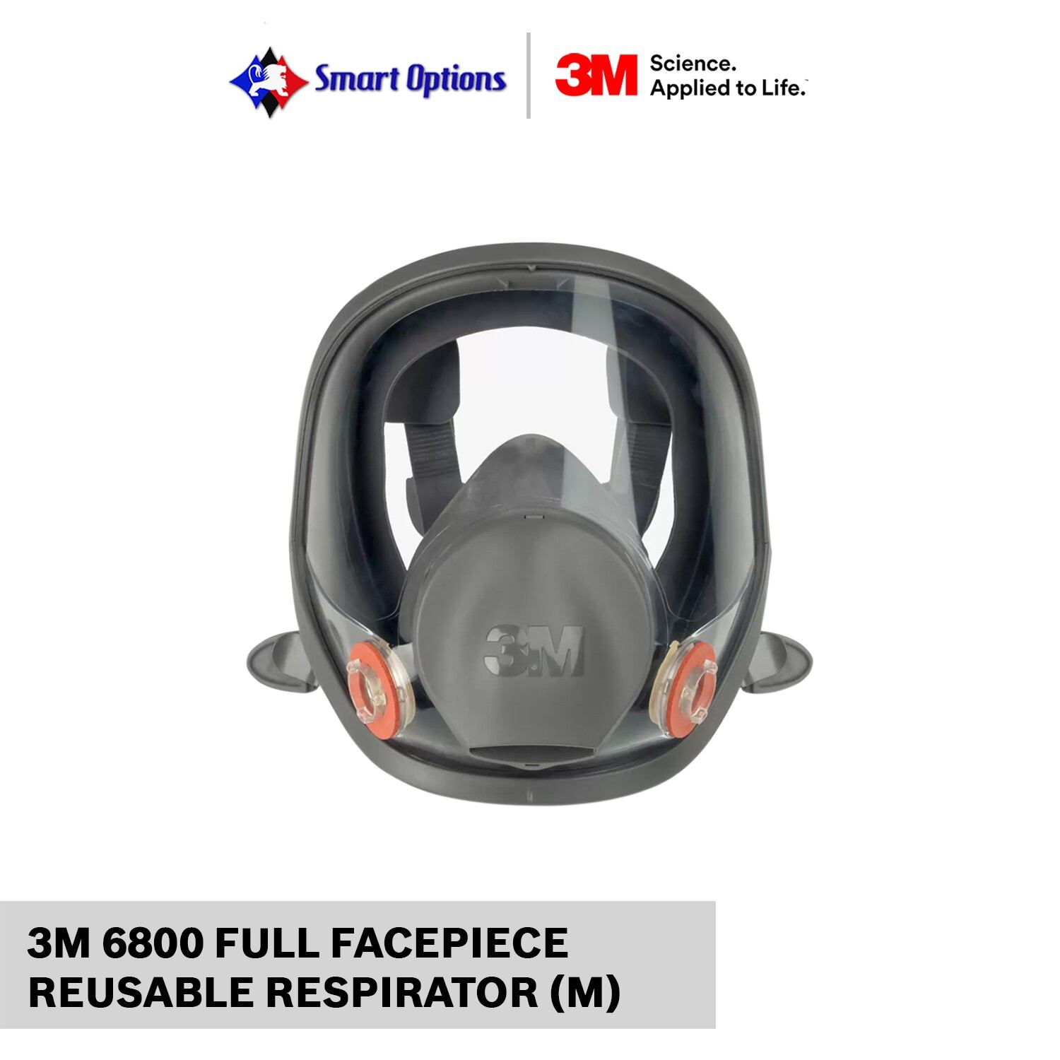 3M 6800 Full Facepiece Reusable RESPIRATOR WITH 3M NEXCARE COOLING ...