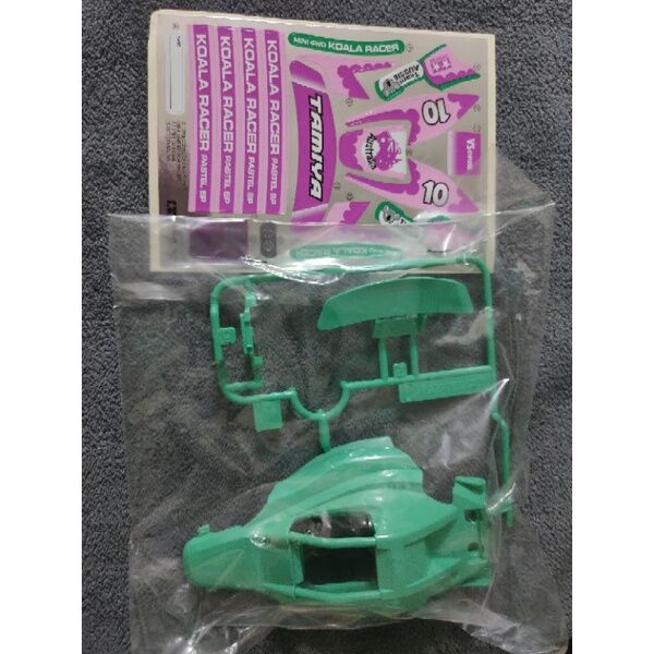 Tamiya Koala racer pastel special cowl with sticker and figure | Lazada PH