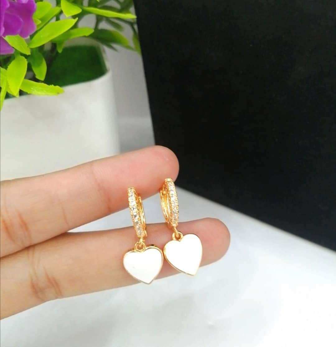 14K SD GOLD DUNGLING EARING | Lazada PH