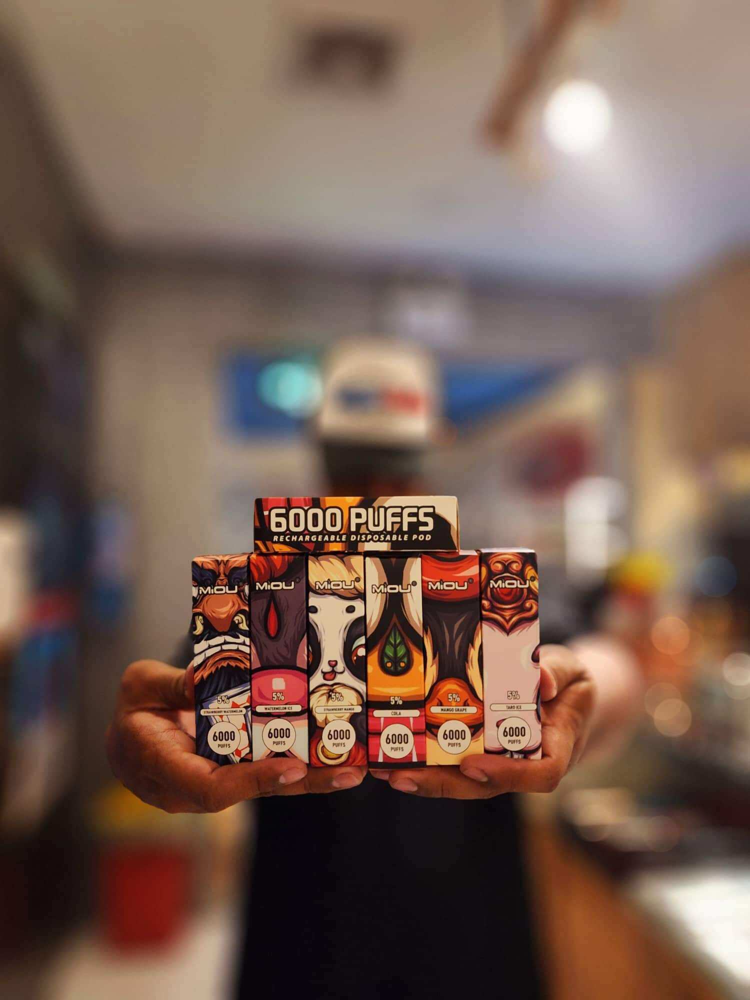 Miou 6000 Puffs Rechargeable Disposable Pod | Lazada PH
