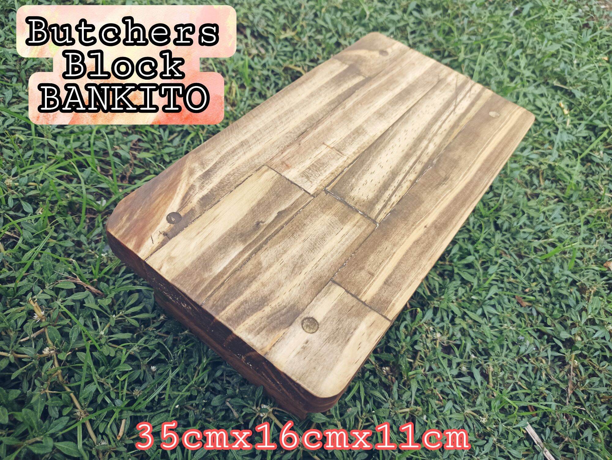 Butchers Block Bankito Mini Stool Chair Modern Rustic | Lazada PH