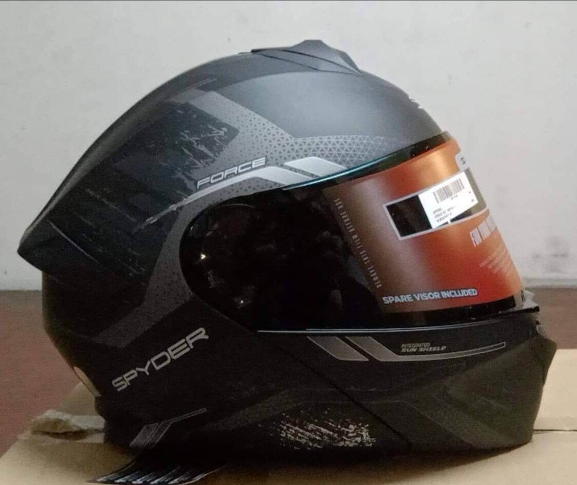 SPYDER Force GD Modular Dual Visor Helmet S5 | Lazada PH