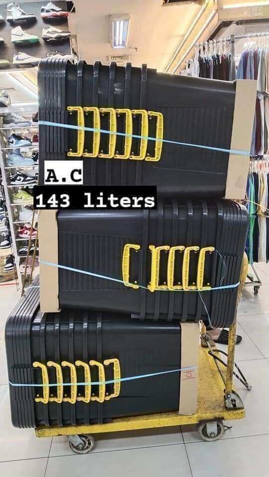 143 Liters Black Storage Box with Wheels | Lazada PH