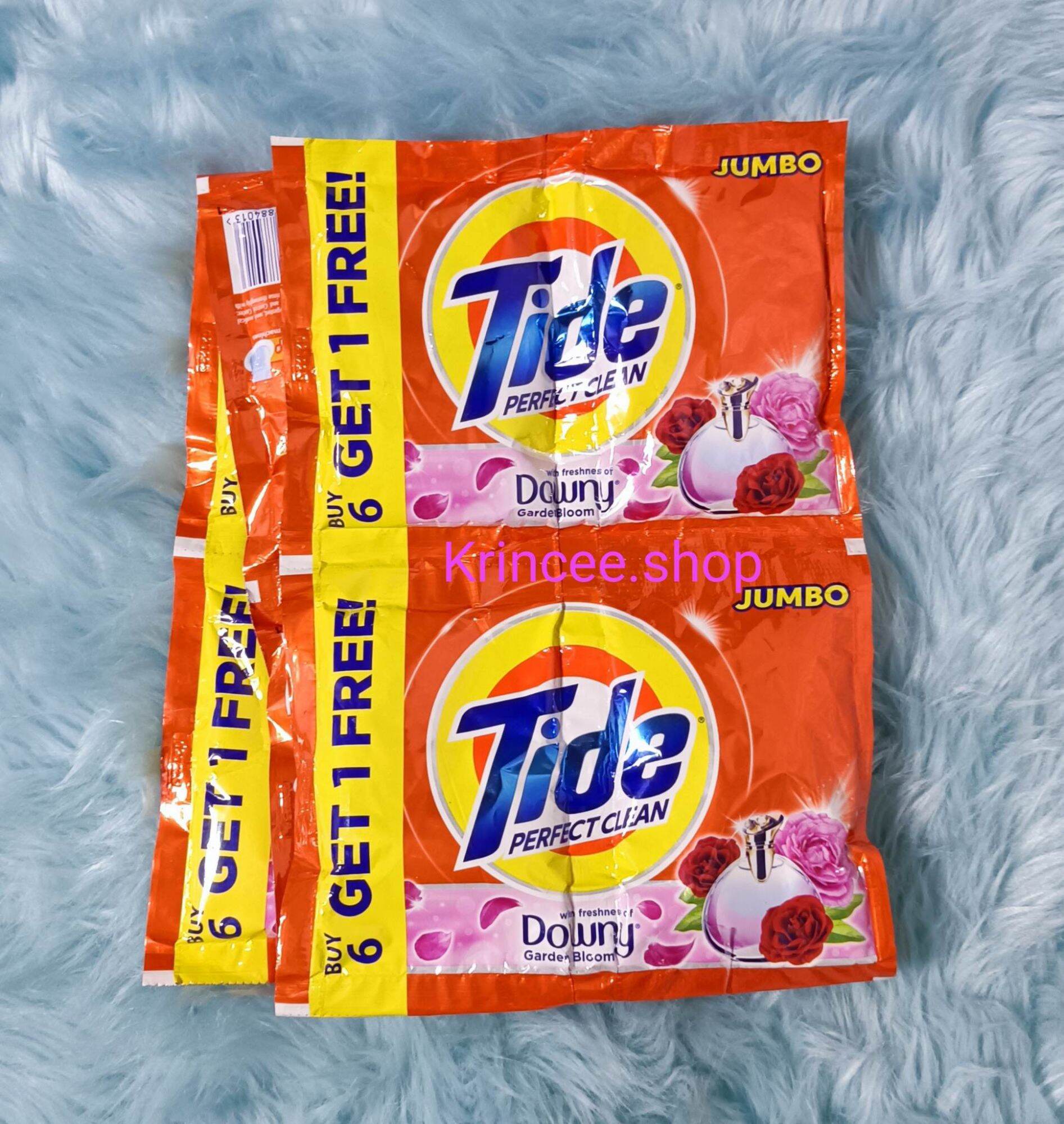 TIDE Powder Detergent w/Downy Garden Bloom 72g x 6 | Lazada PH