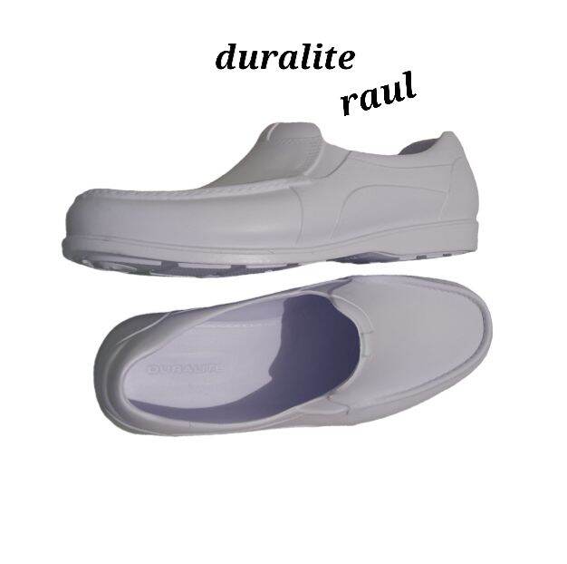 duralite original raul waterproof (black and white) duty splasher shoes ...