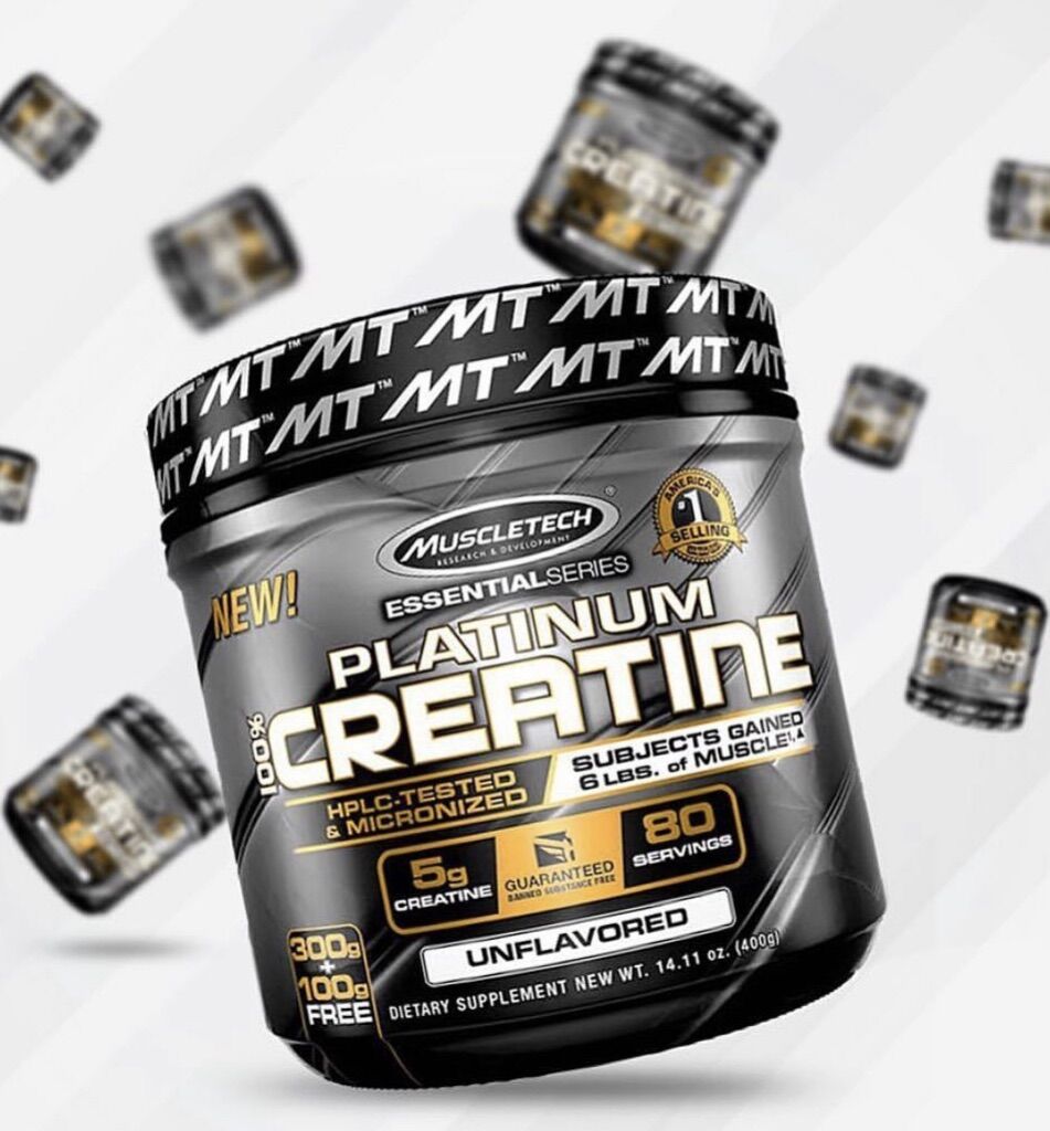 MuscleTech, Essential Series, Platinum 100% Creatine, Unflavored, 14.11 ...