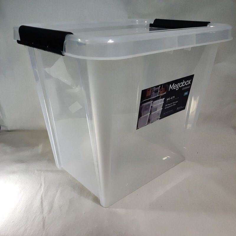 MG-675 56L MEGABOX STACKABLE BOX ( L 51.3 cm x 39.5 cm x H 43.6 cm ) | Lazada PH