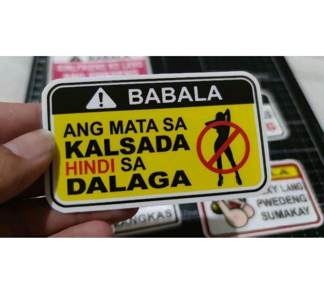 BABALA Sticker Waterproof Vinyl Laminated Sticker High Quality | Lazada PH