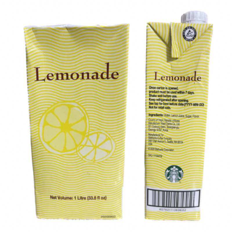 Starbucks Lemonade 1L | Lazada PH