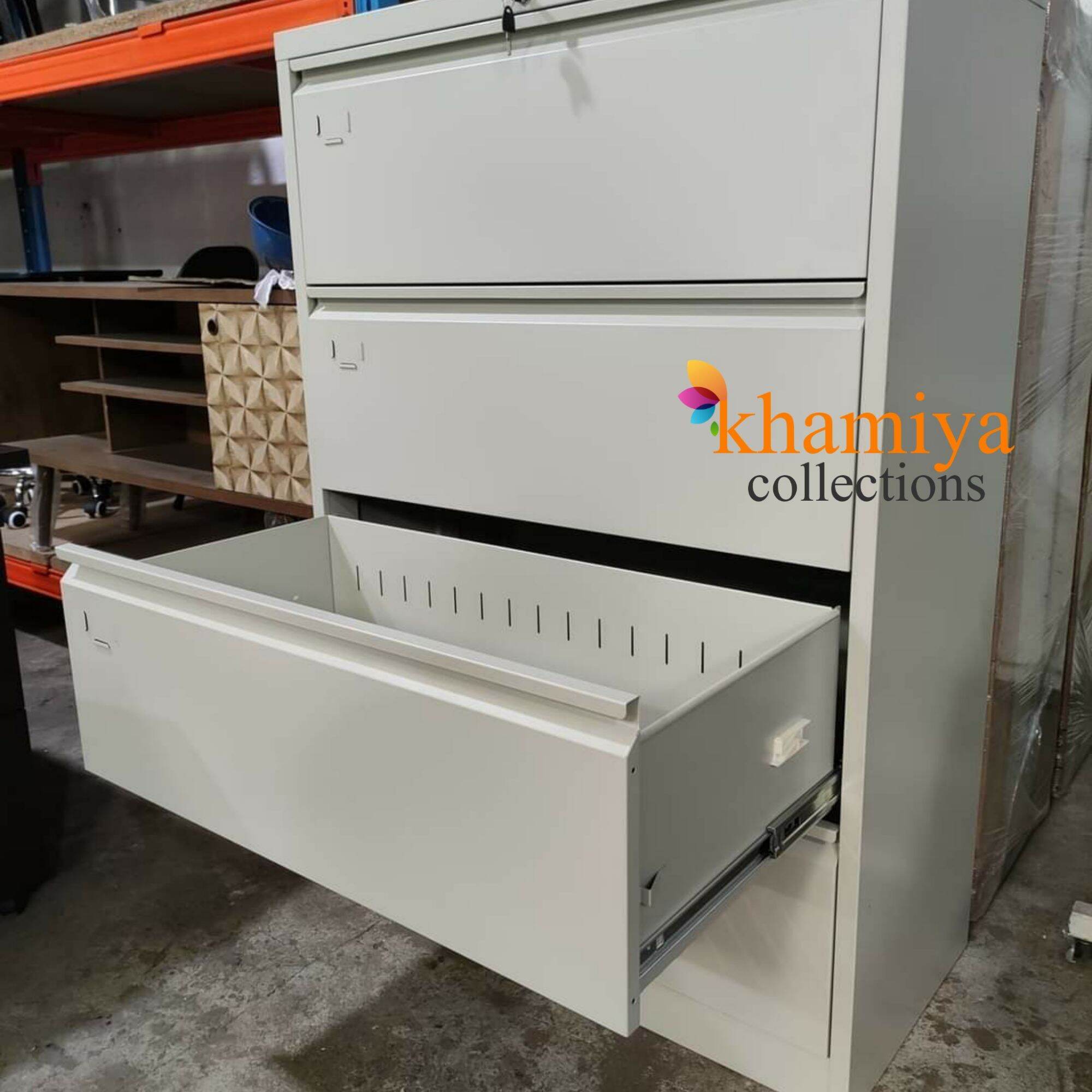 3 drawer Lateral Cabinet, Document Storage Cabinet, Cupboard, Steel ...
