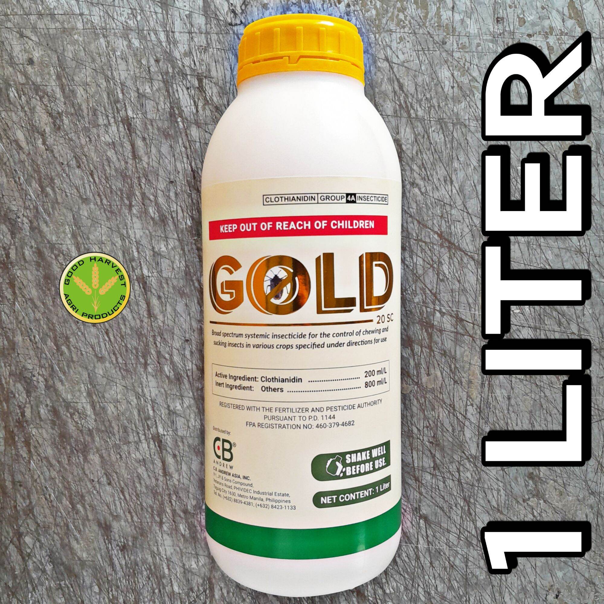 GOLD 20 SC (1 LITER or 500mL); GOLD RUSH 370 SC (1 LITER) INSECTICIDE ...