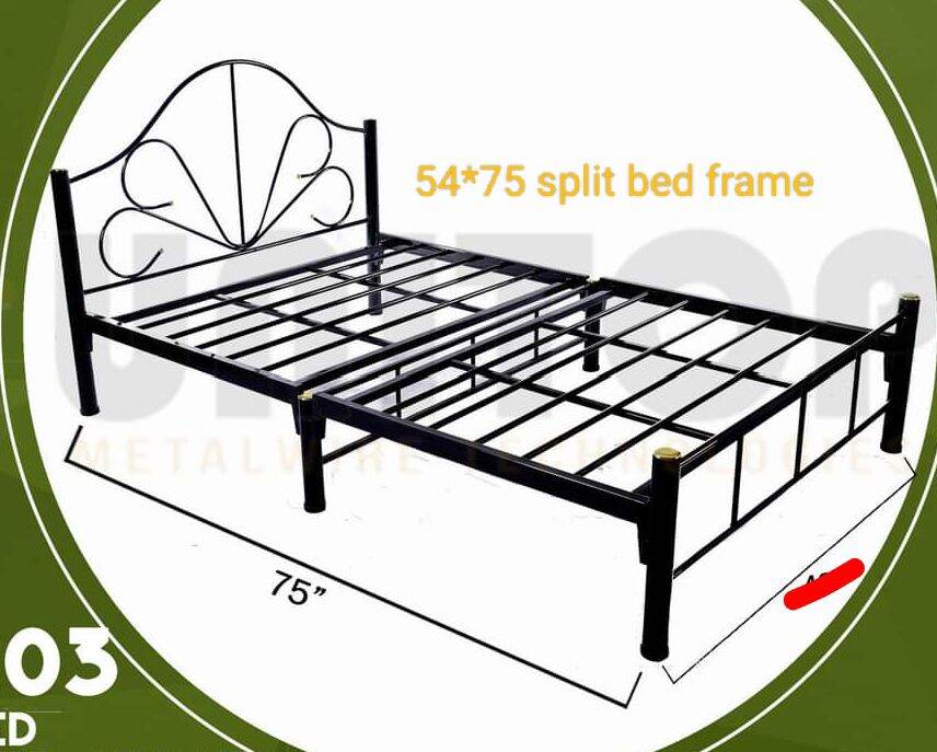 bed frame split type heavy duty metal frame | Lazada PH