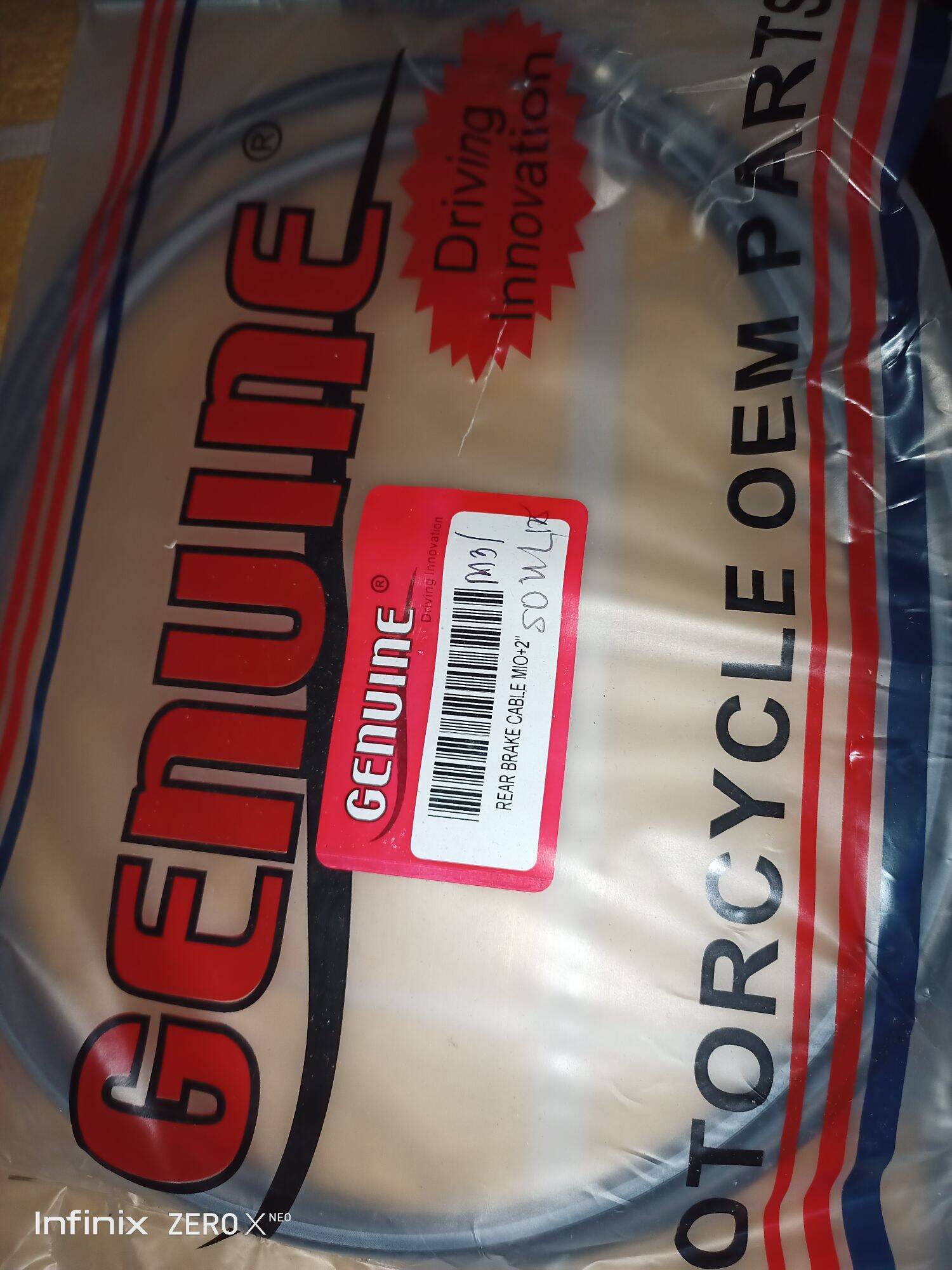 REAR BRAKE CABLE MIO SPORTY, MIO I 125, BEAT, SKYDRIVE 125, MOTOR STAR ...