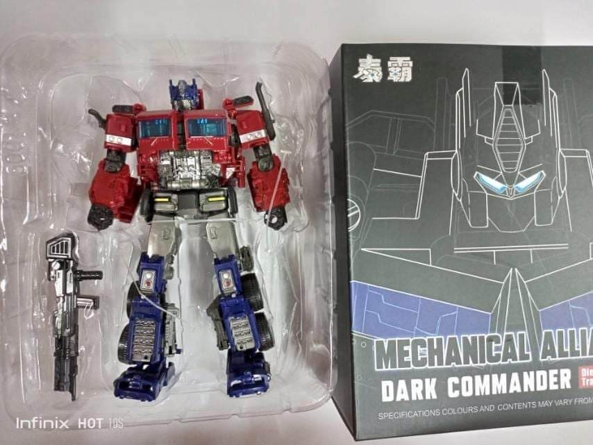 Aoyi Mech Ys04 Optimus Prime Red And Nemesis Prime Dark Commander