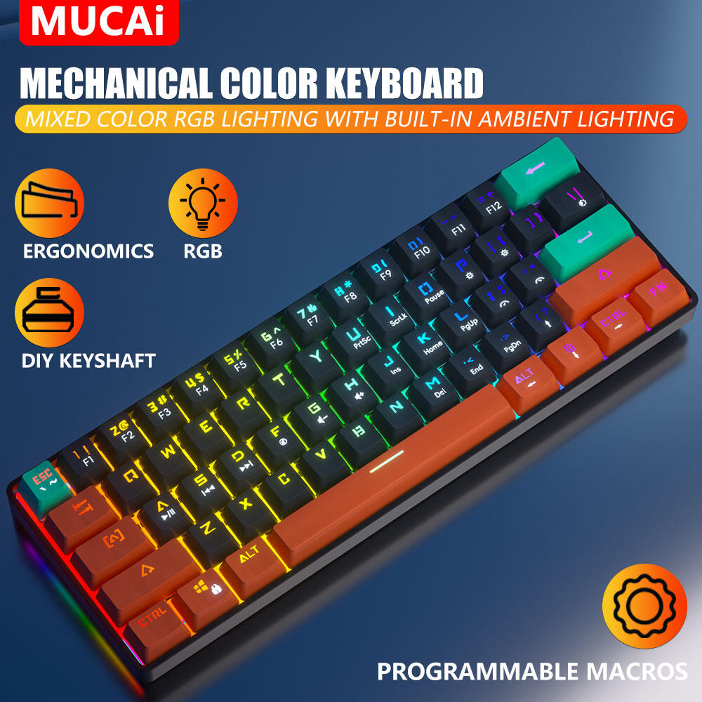 MUCAI MKA610S USB gaming mechanical keyboard independent driver ...