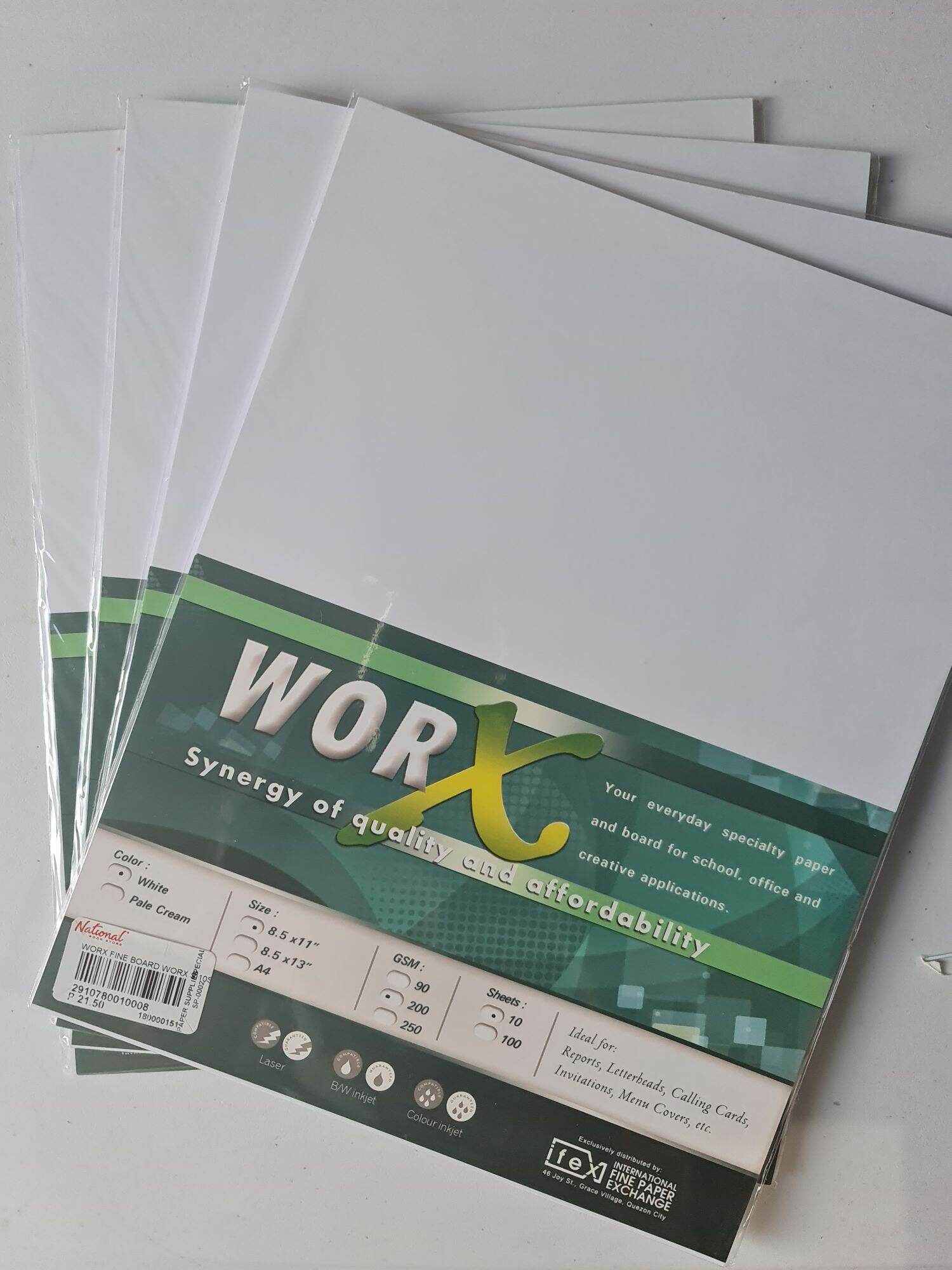 Worx Vellum Board (Short 8.5 x 11) (200gsm) | Lazada PH