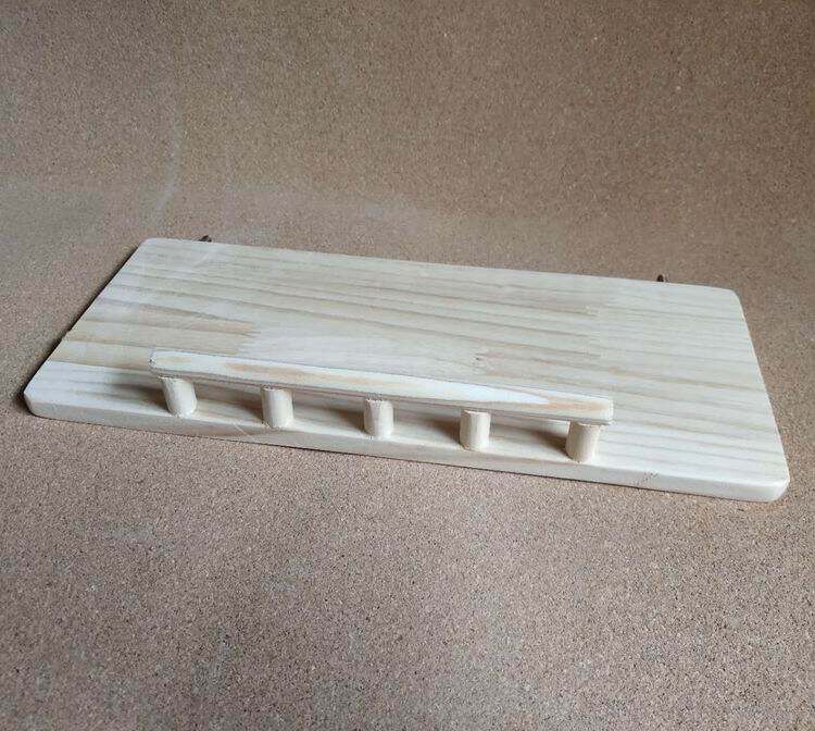 Hamster 60 Basic Cage Fence Platform Springboard Ladder Solid Wood Two ...