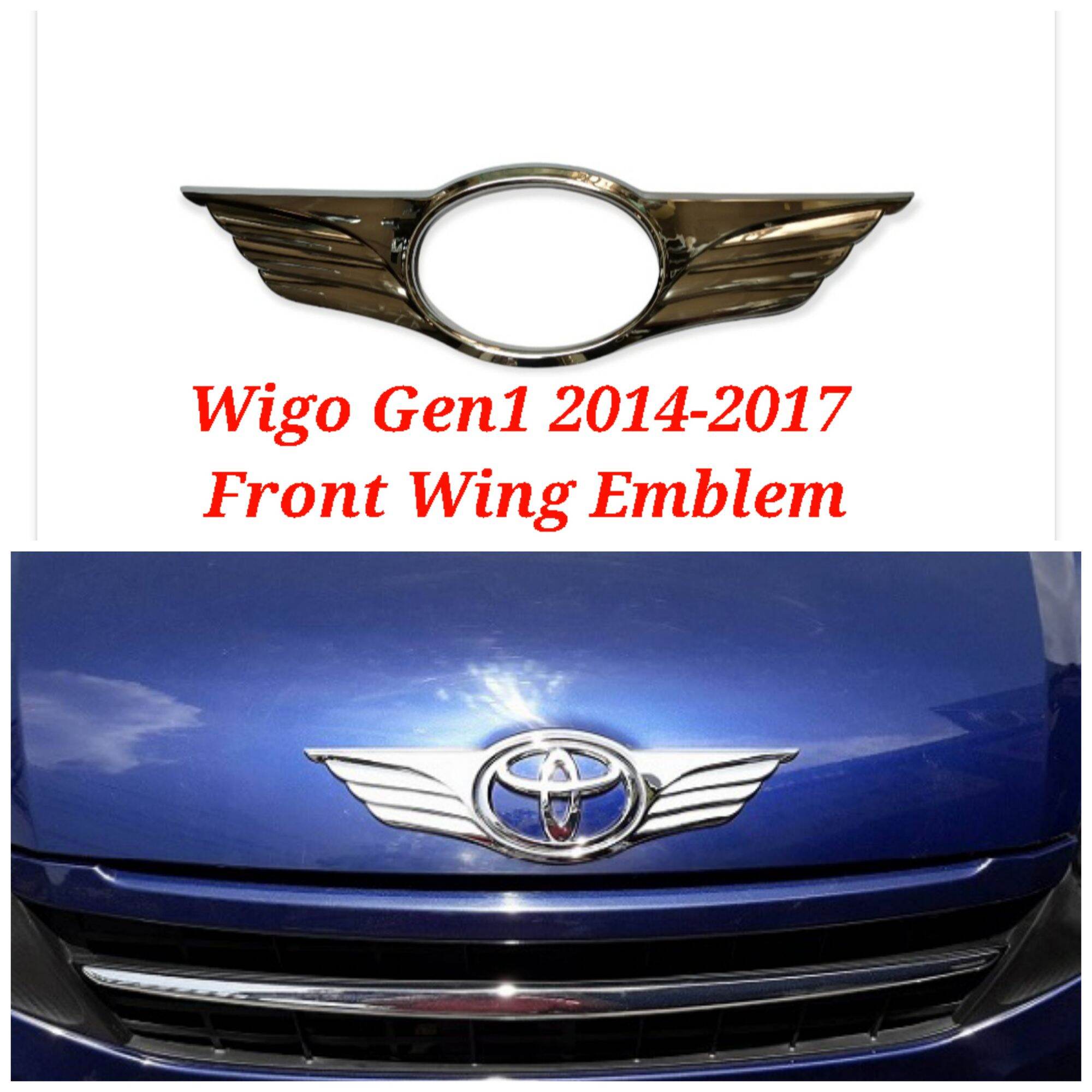 Wigo Gen1 Front and Rear Wing Emblem | Lazada PH