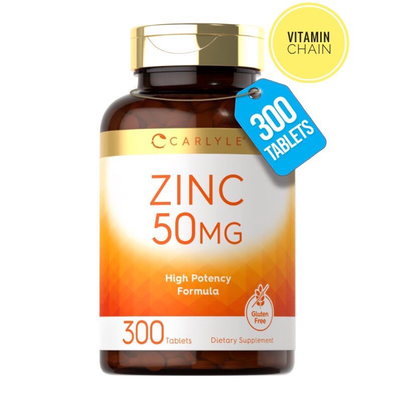 🇺🇸 Swanson/Carlyle Zinc & C, 300/200 Tablets | Lazada PH