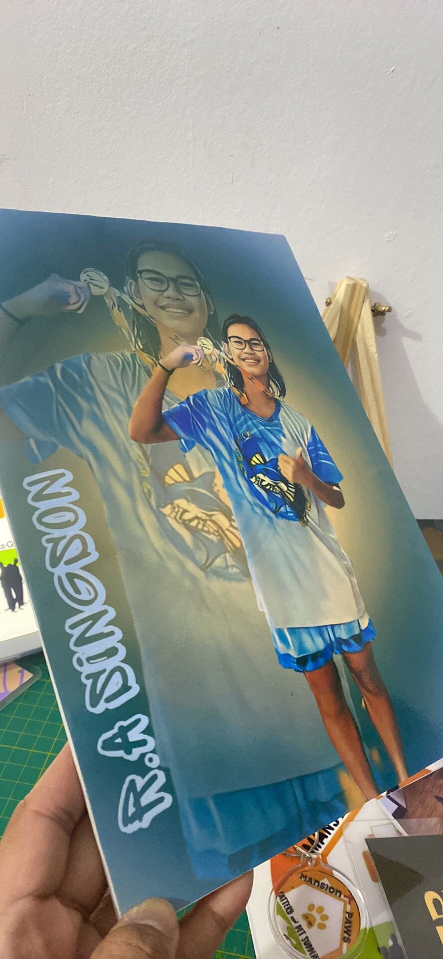 A4 SINTRA BOARD Wall display | with Adhesive | Ready to Dispy | Send ...