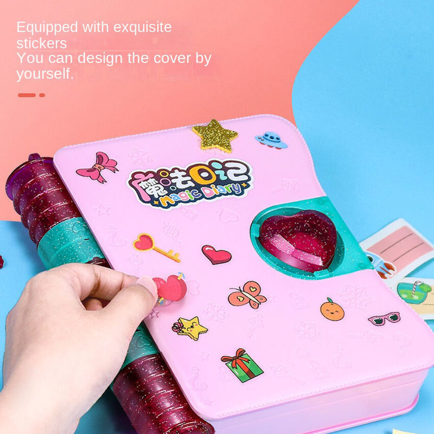 Girls' Magic Notebook and Castle Magic Notebook Toys 5 Surprise Opening ...