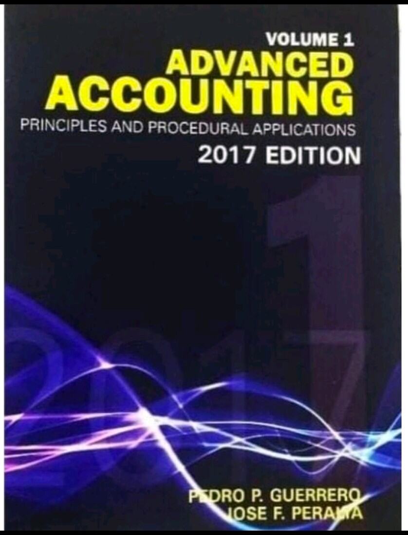 ADVANCED ACCOUNTING Volume 1 by Guerrero | Lazada PH