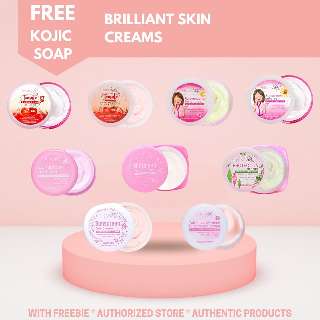 Brilliant Skin Authentic Facial Creams with FREEBIE | Lazada PH