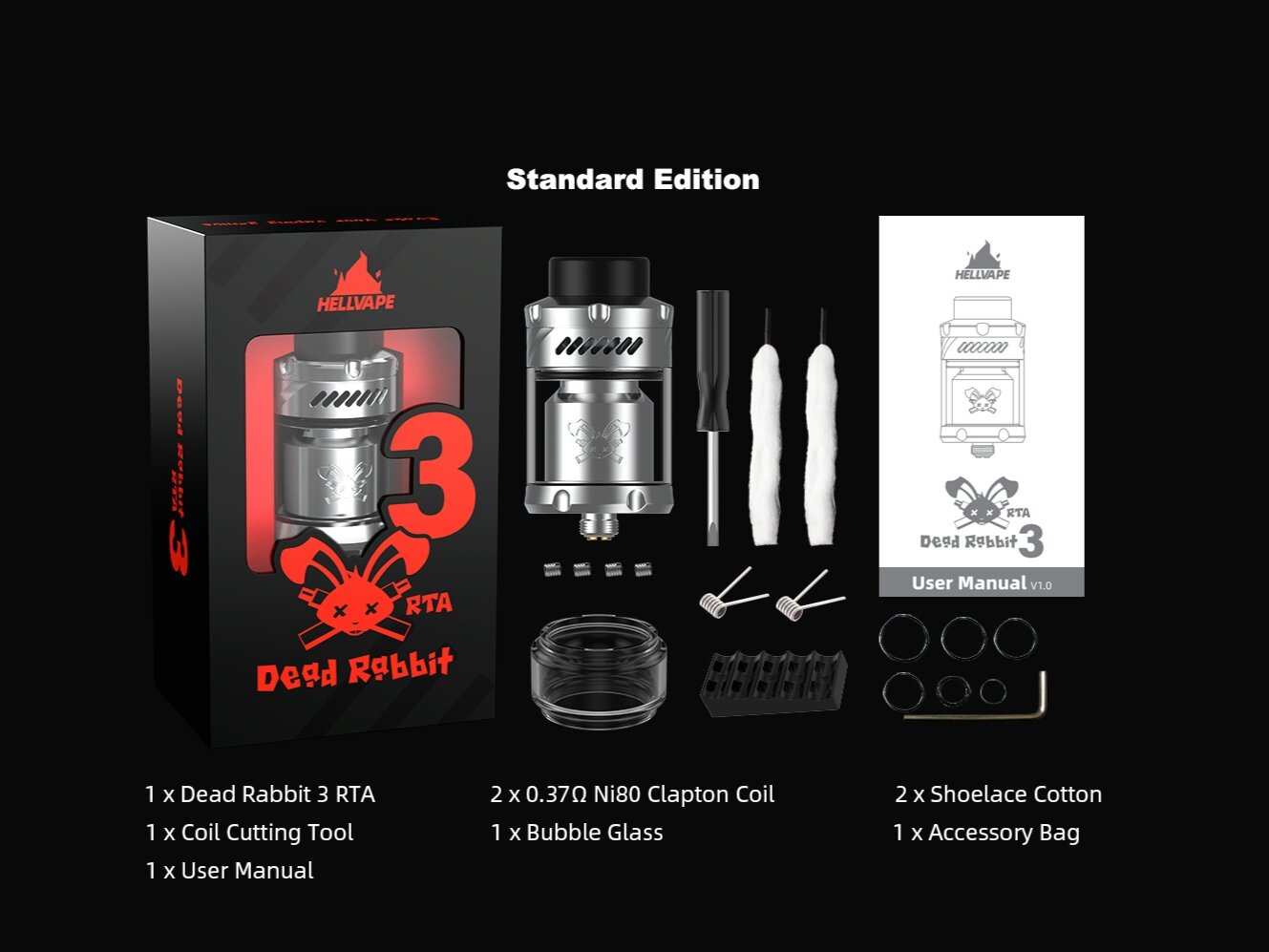 Hellvape Dead Rabbit V3 RTA - Legit 100% | Lazada PH