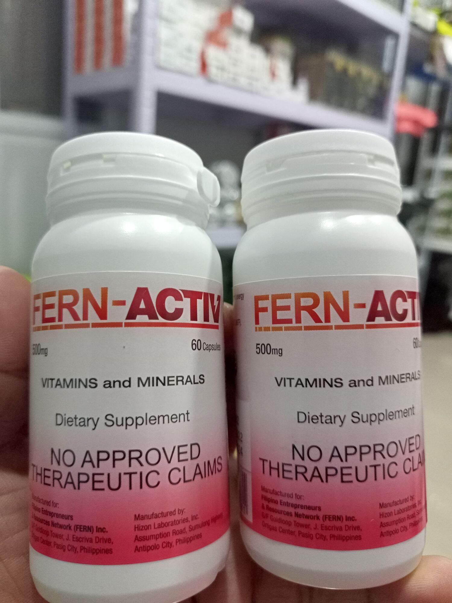 FERN ACTIV 60 CAPSULE (VITAMINS AND MINERAL) Buy 1 take 1 (2 BOTTLE ...