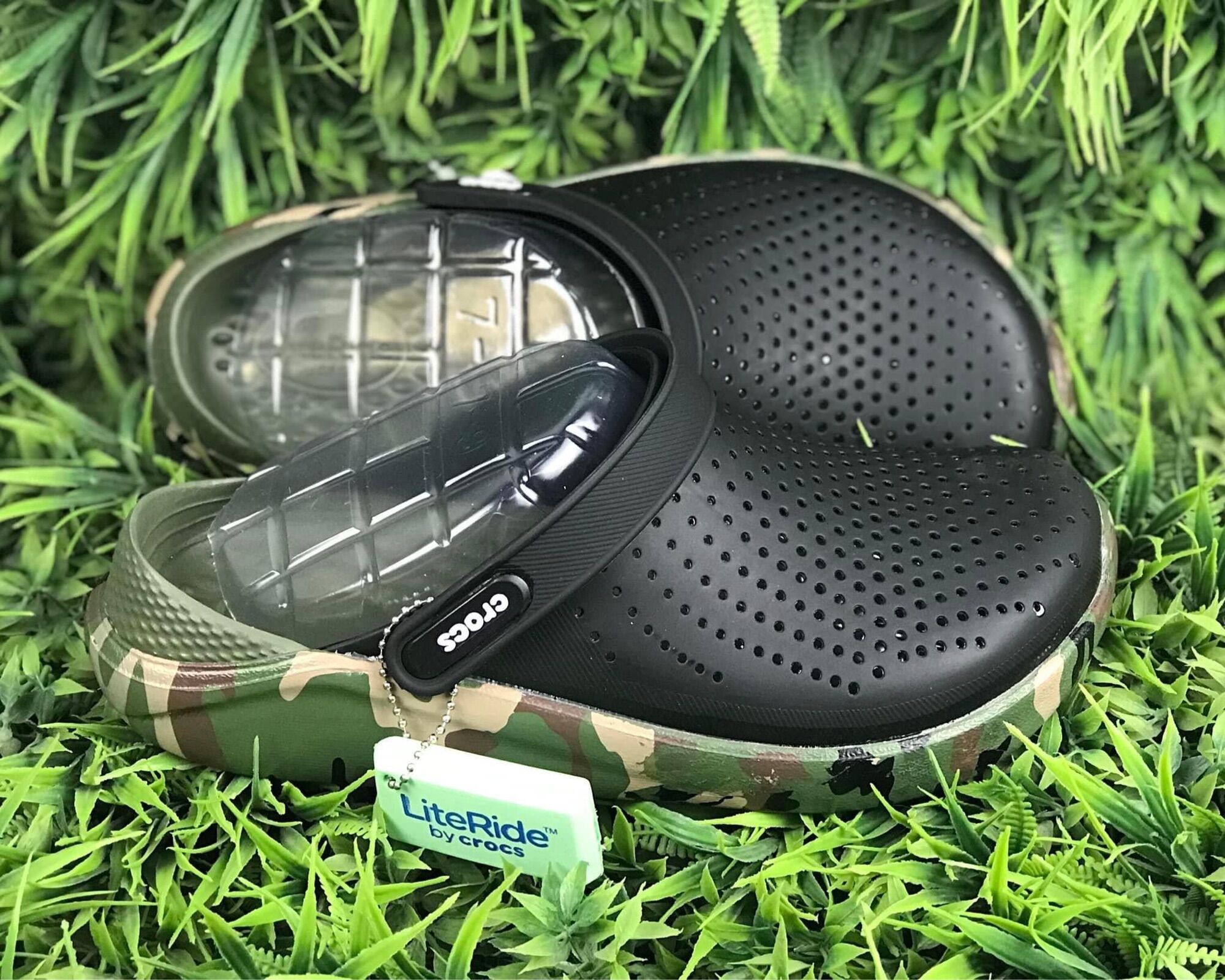 Crocs Unisex LiteRide Printed Camo Clog