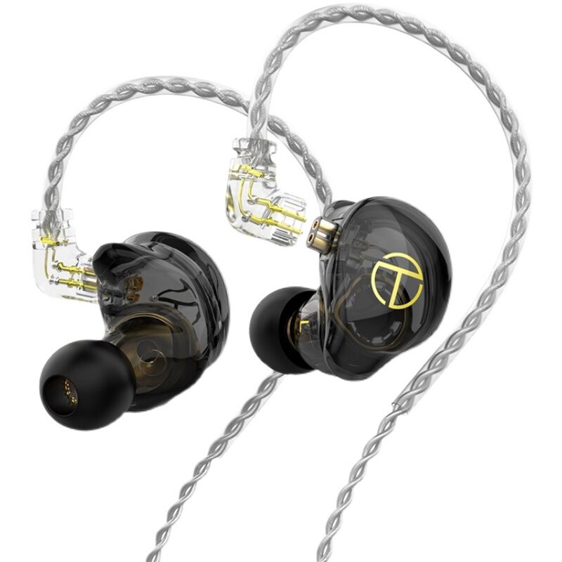 Trn ST2 Circle Iron Wired Headset in-Ear HiFi Wire-Controlled Subwoofer ...