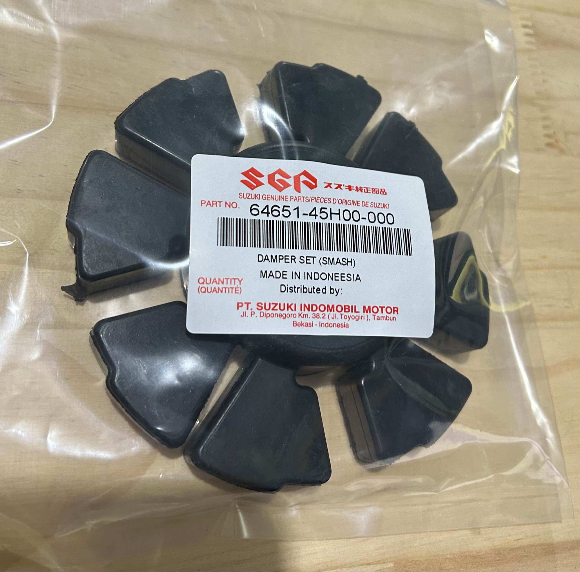 Suzuki Smash 110, 115 rubber damper replacement | Lazada PH