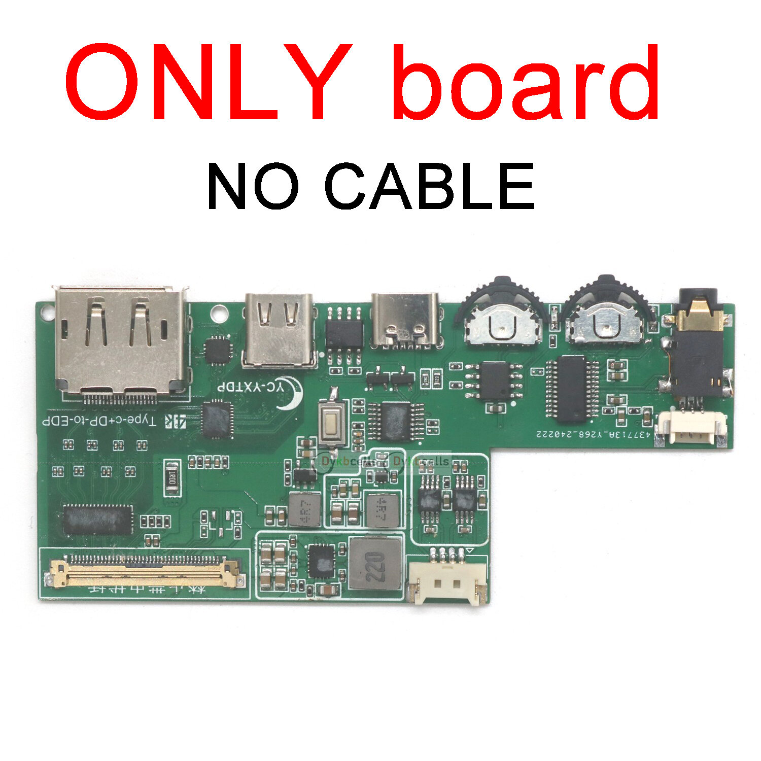 USB Type-c+DP to EDP driver board EDP Signal LCD projection Screen 2K ...