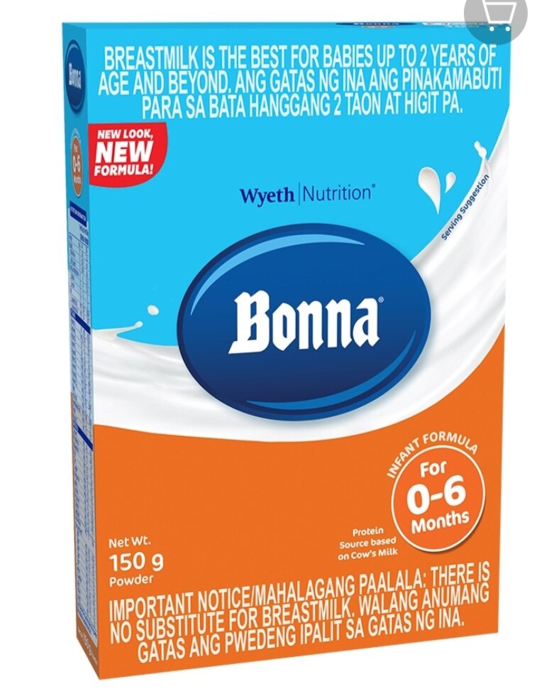 BONNA Powder Milk 0-6 months 150g (New Formula) | Lazada PH