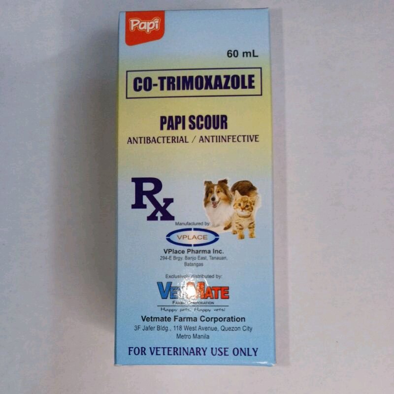 PAPI SCOUR Antibacterial/Antidiarrheal Suspension for Pets 60ml | Lazada PH