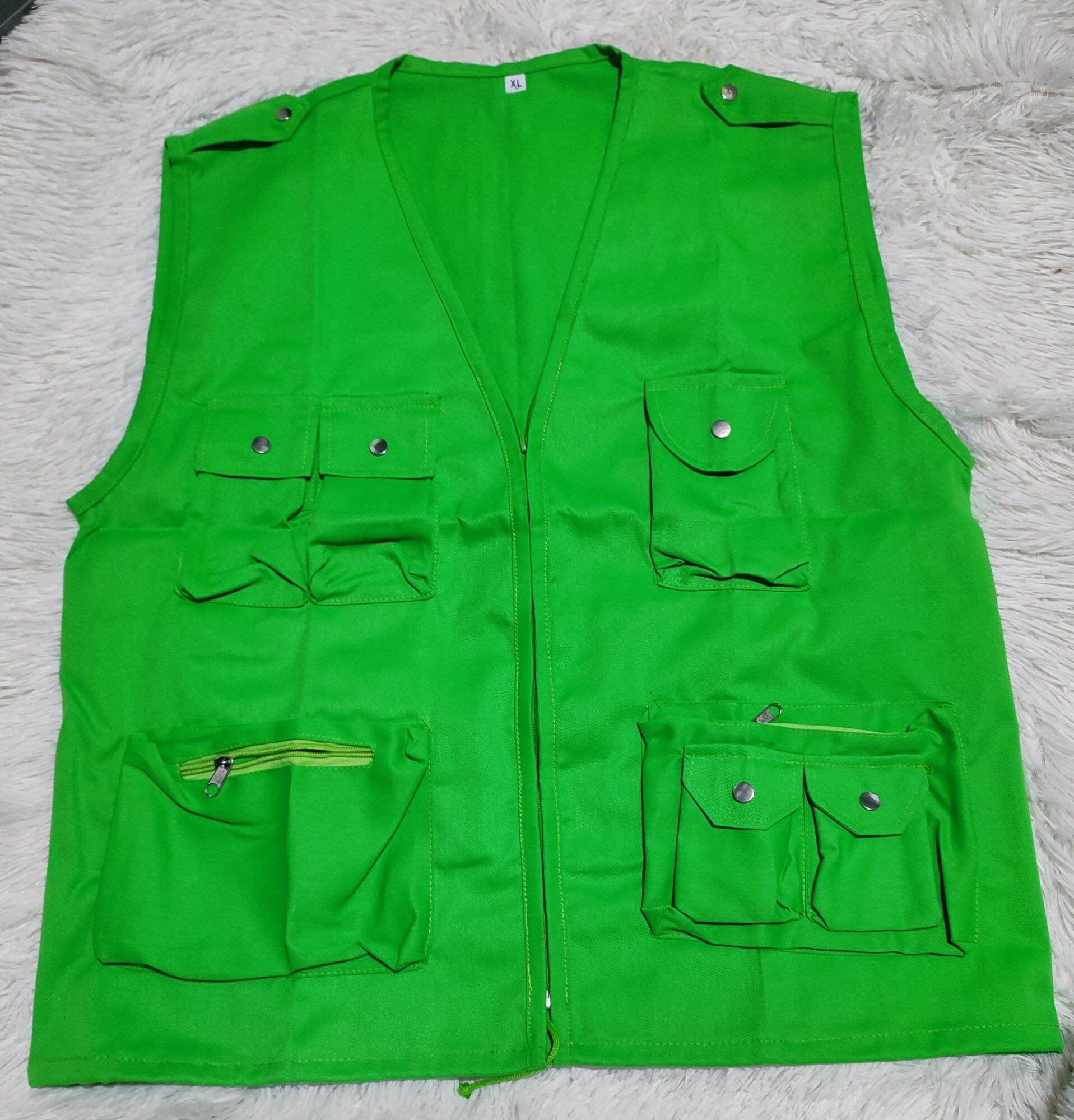 Chaleco Vest Full Pocket (Election Vest,Toda,Tanod,) Green,Blue, Black ...