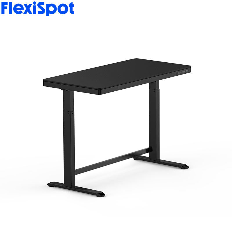 FlexiSpot Comhar EW8 All-in-One Standing Desk with Wooden Tabletop 48 ...