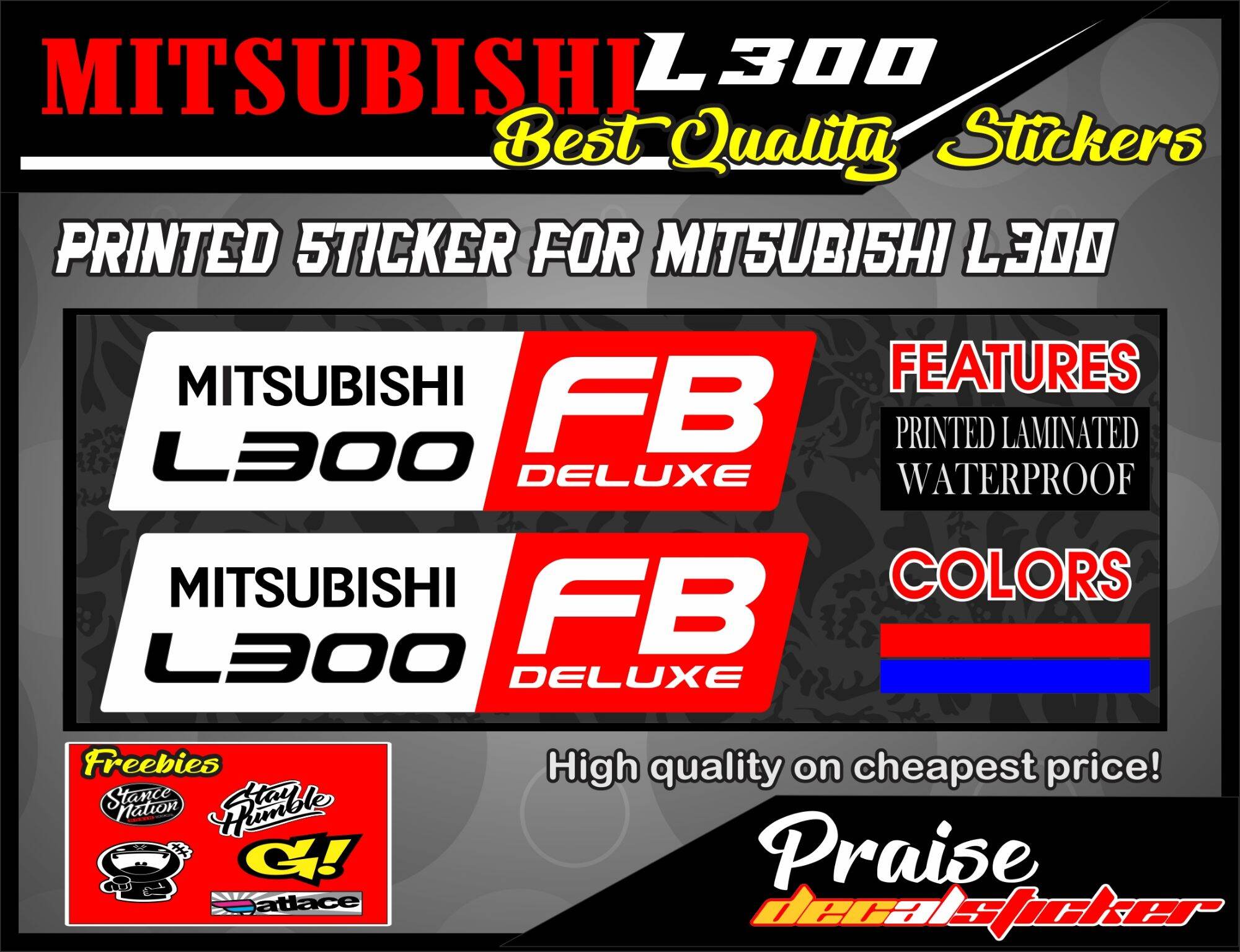 MITSUBISHI L300 sticker | Lazada PH