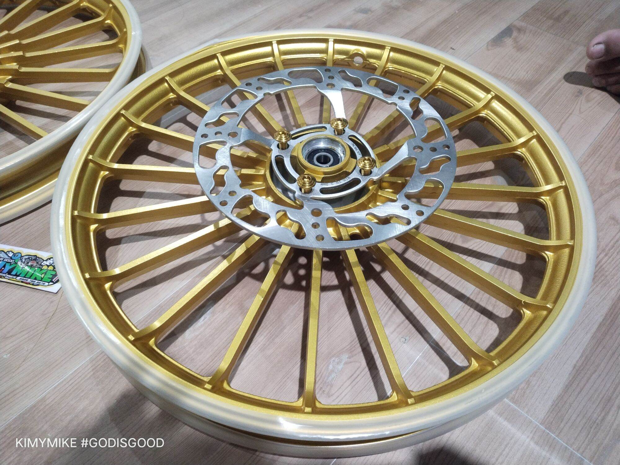 TIGER MAGS xrm / wave / rs (free bearing spacer /GOLD BOLTS/ disc ...