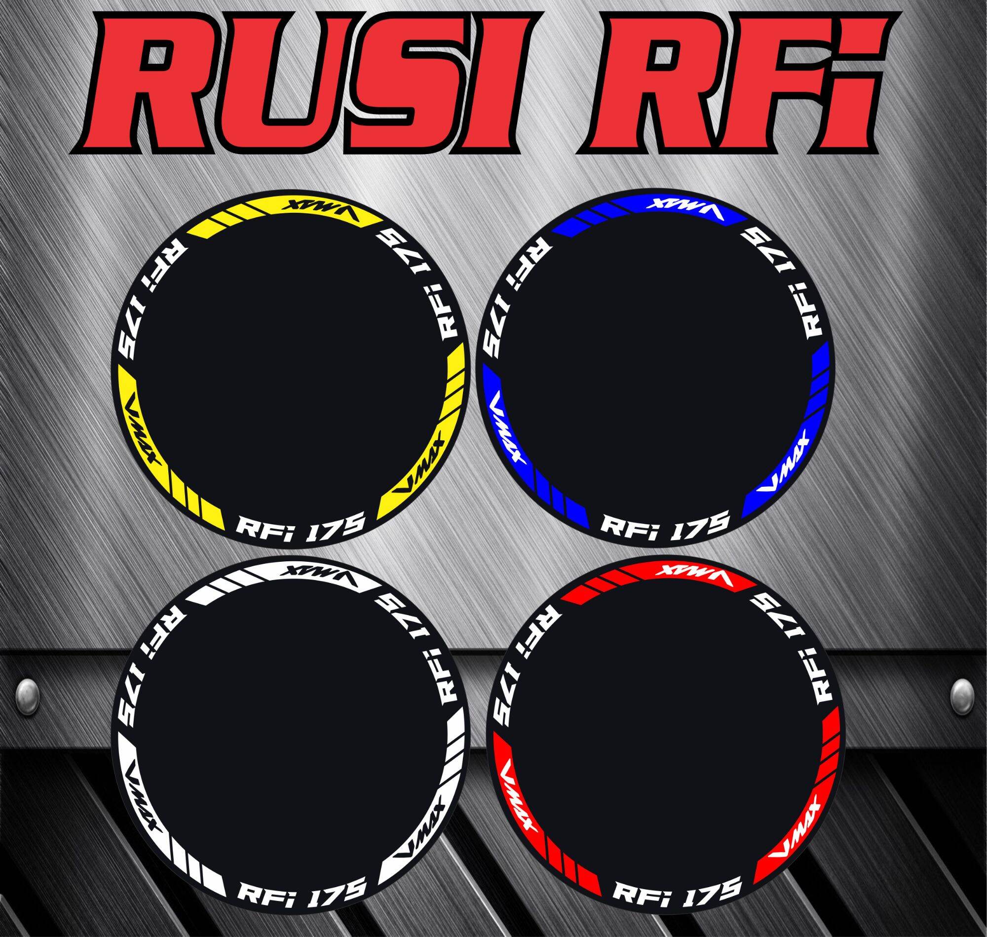 Rusi RFI 175 RIM DECALS | Lazada PH