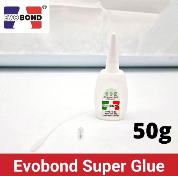 EVO BOND SUPER GLUE 3G, 10G, 50G CYANOACRYLATE ADHESIVE SUPER GLUE 502 HEAVY DUTY SUPER GLUE ...
