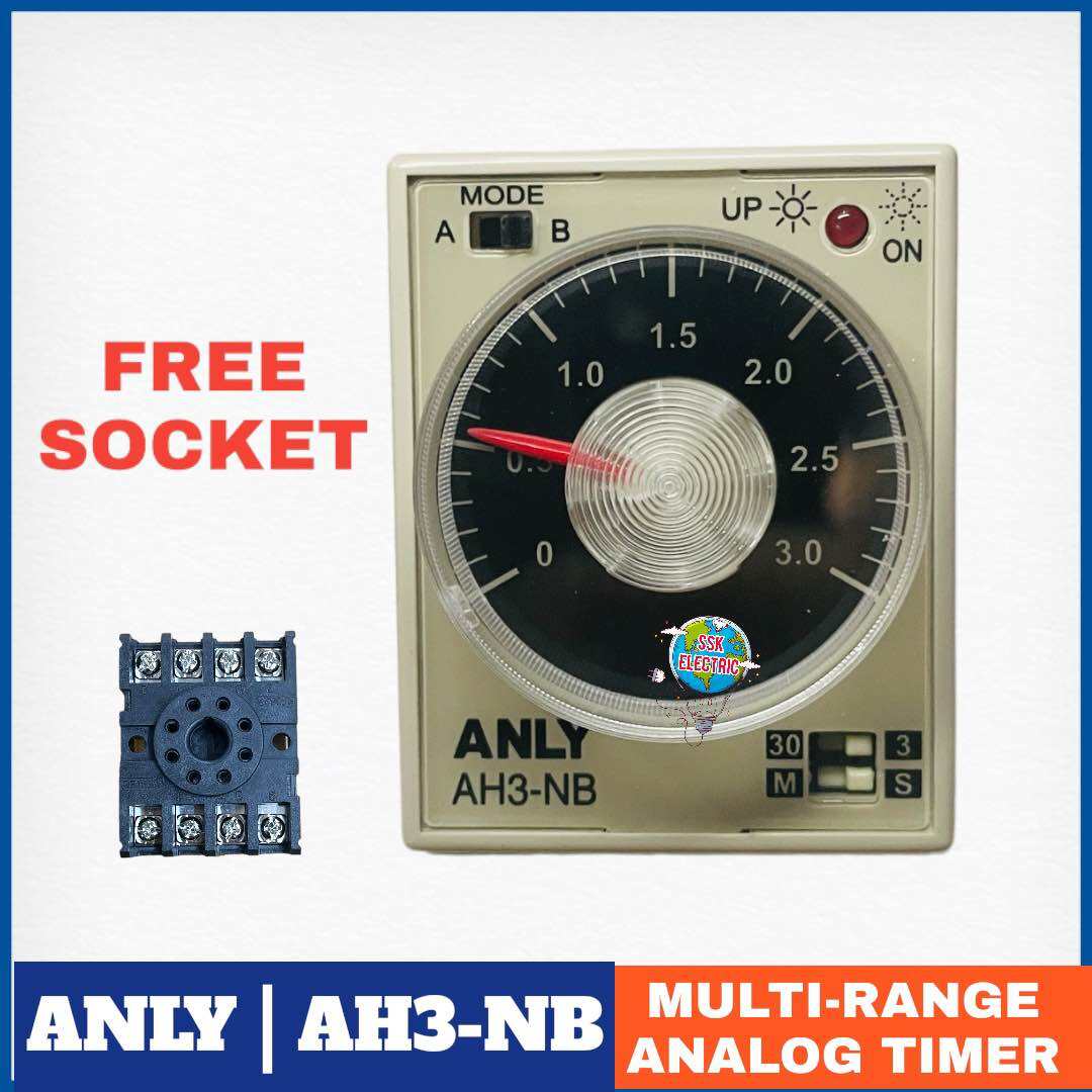 Anly Ah3 Nc Ah3 Nb Multi Range Analog Timer Ssk Lazada Ph