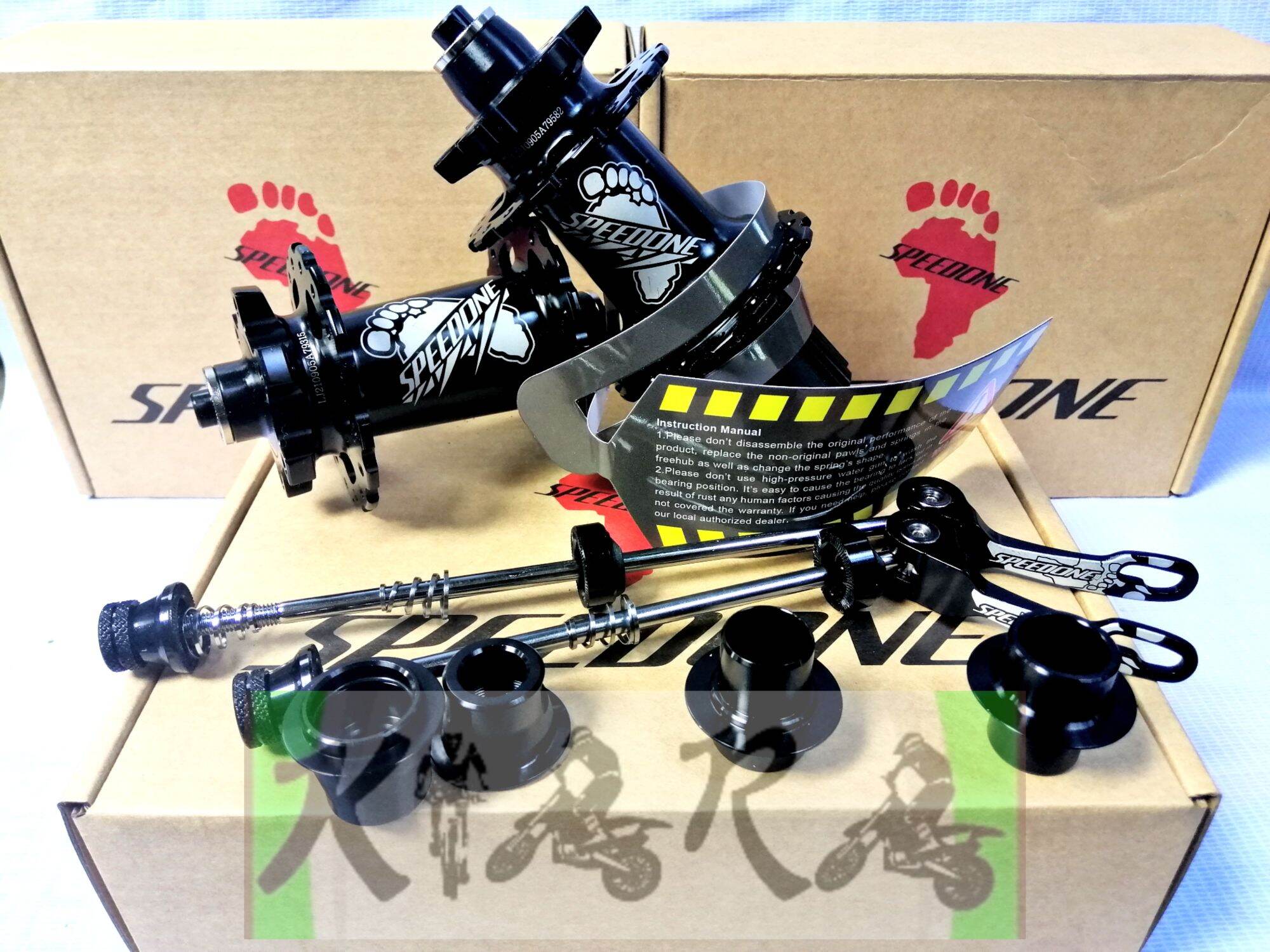 SPEEDONE SOLDIER Hubs For Mountainbike 6 Pawls 32 Holes Cassette Type ...