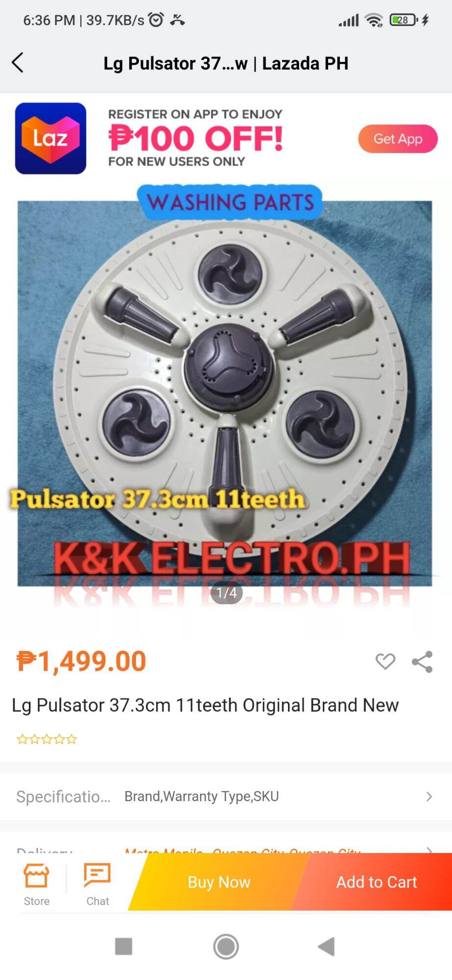Shop online with K&K Electronics now! Visit K&K Electronics on Lazada.