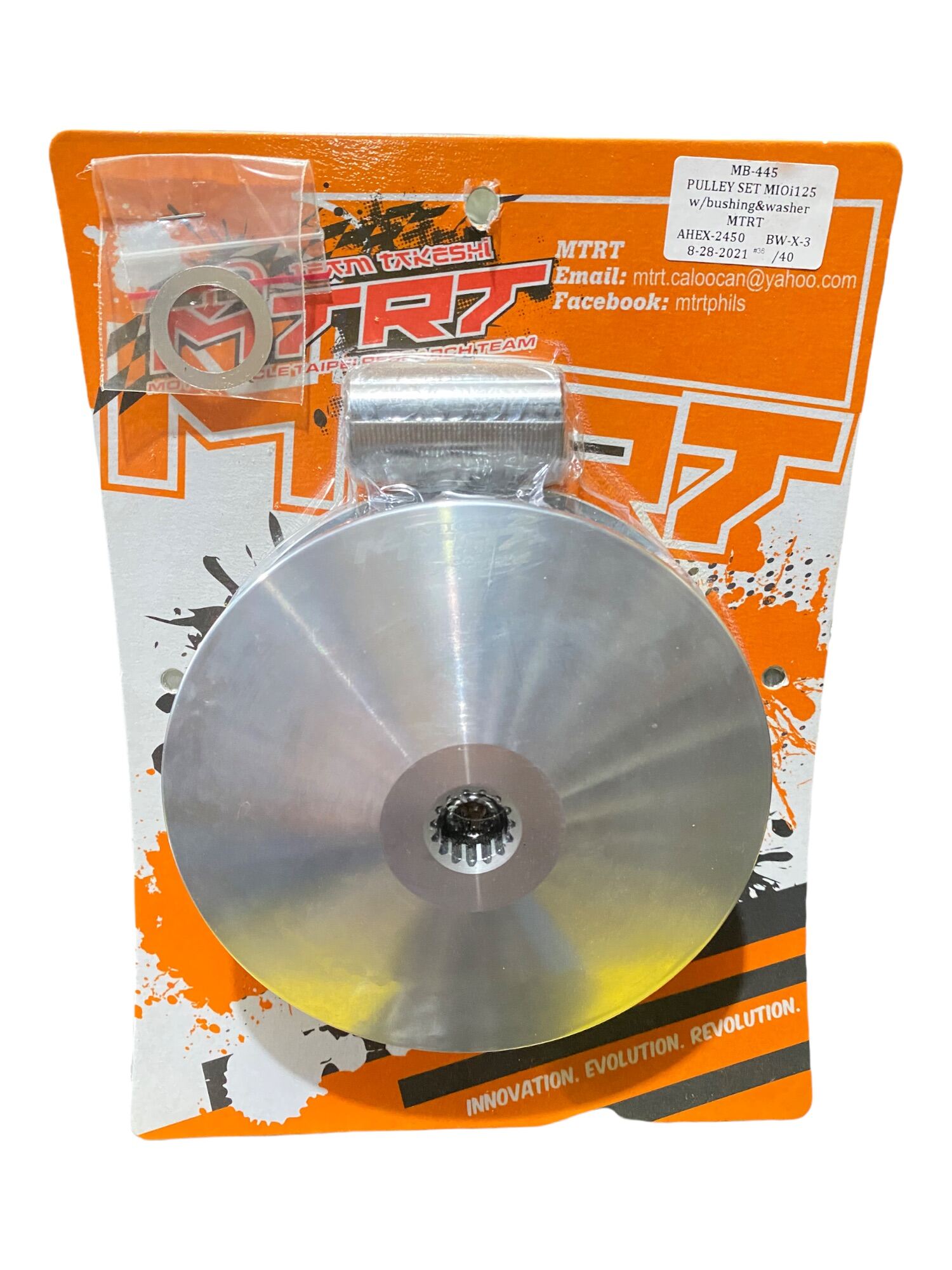 MTRT PULLEY SET Mio i125/M3 with bushing & washer | Lazada PH