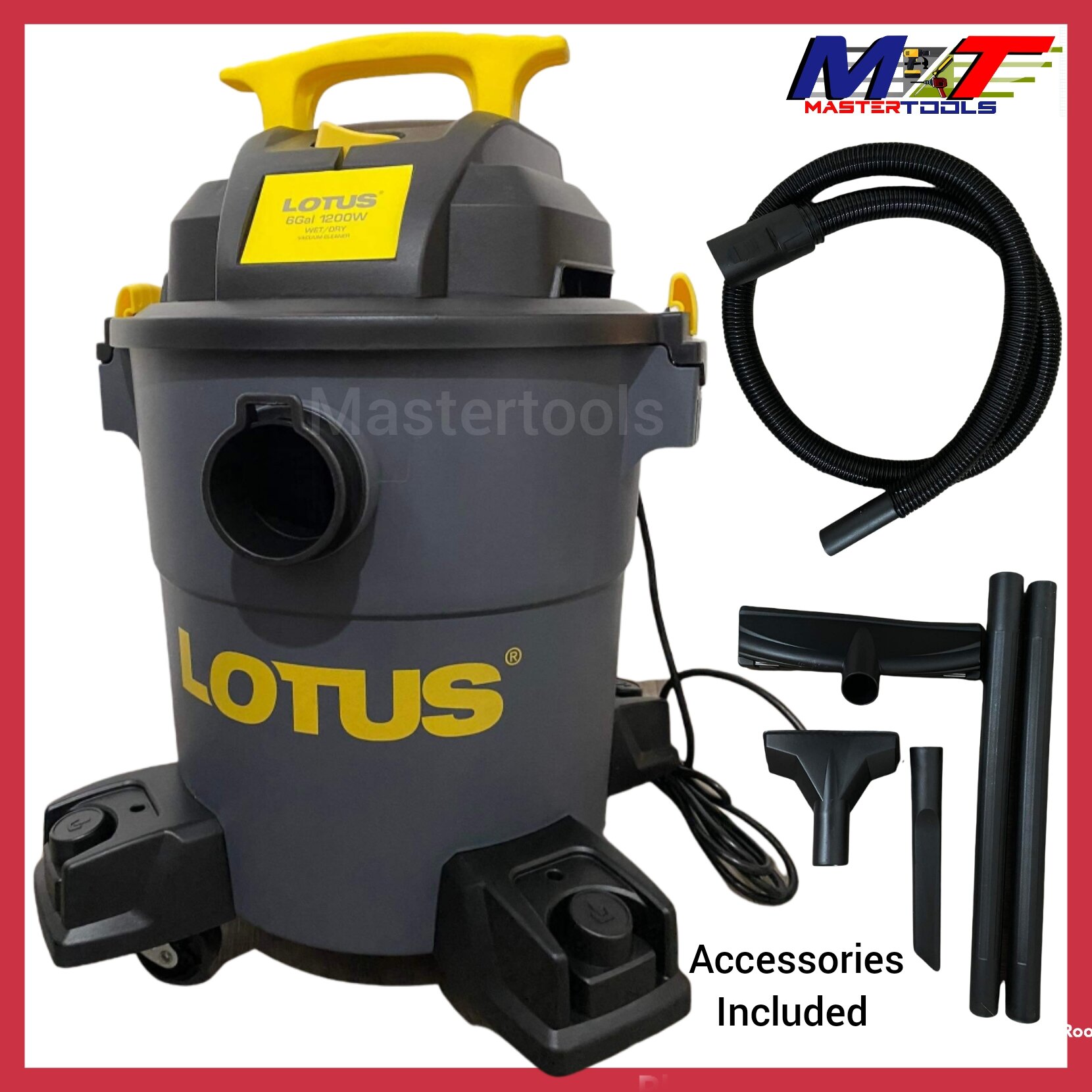 Lotus Vacuum + Blower Wet/Dry 1200W 6gal LT1828B | Lazada PH
