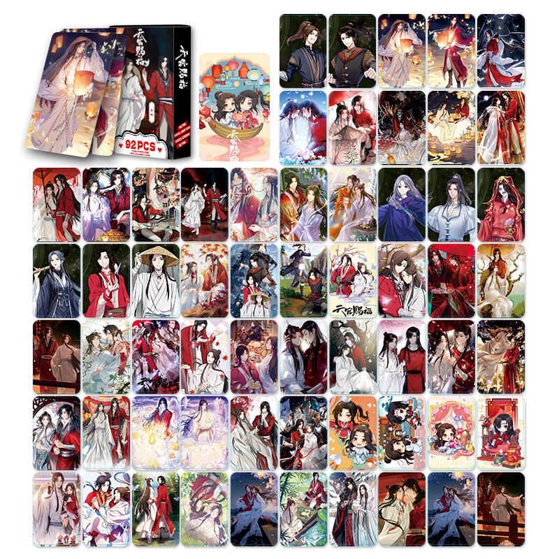 【ALLGOOD】92pcs Heaven Official's Blessing Laser Lomo Card Tian Guan Ci ...